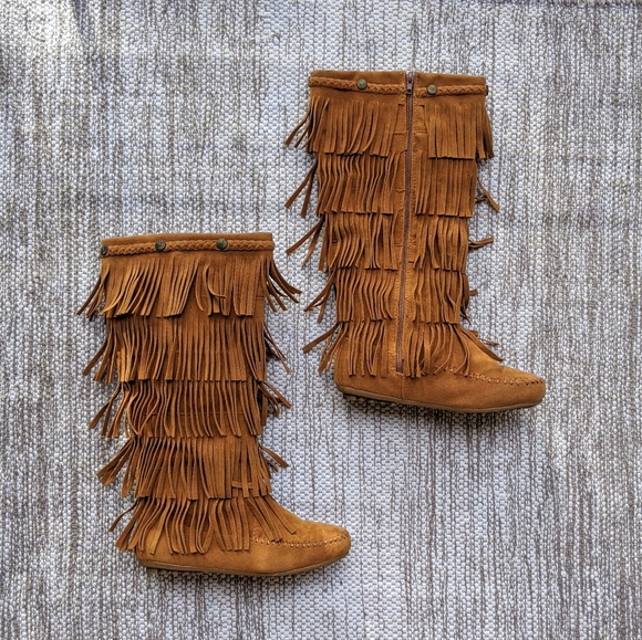 Shoes Of Soul | Shoes | Sos Shoes Of Soul Fringed Moccasin Boots | Poshmark